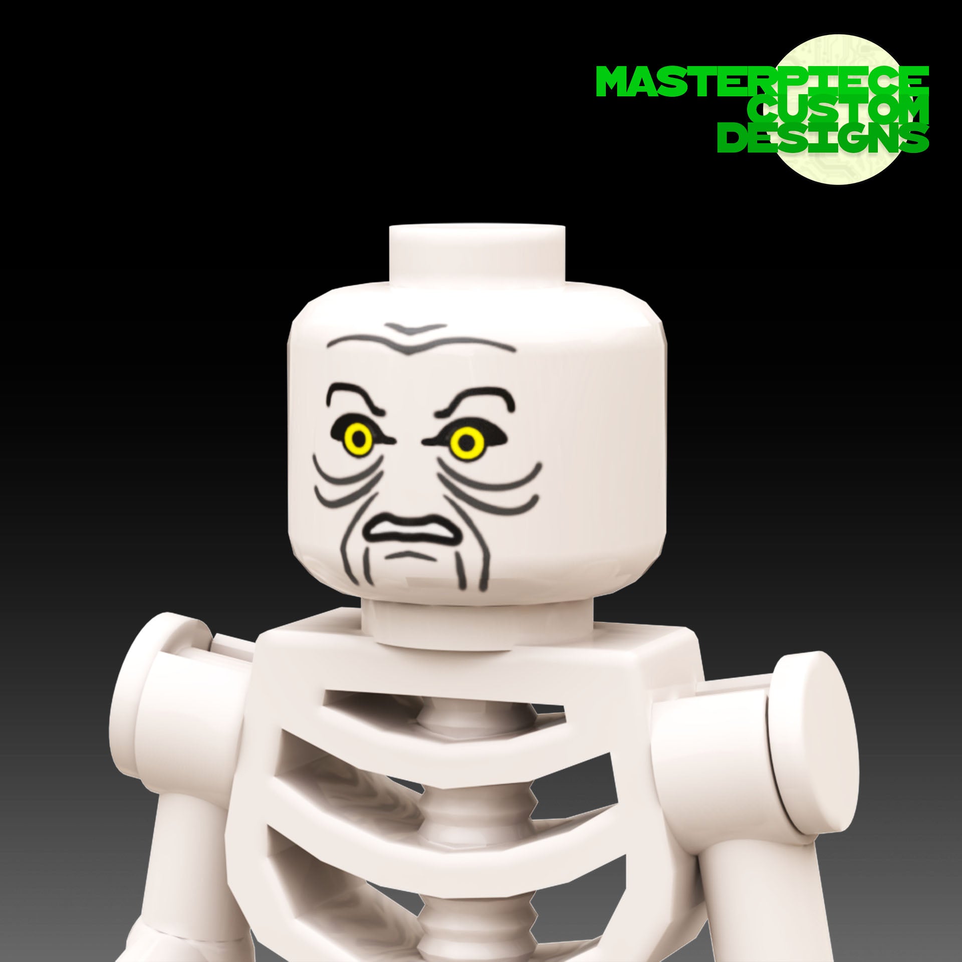 Angry Ian - White – Masterpiece Custom Designs